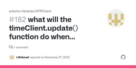 what will the timeclient update function do when there s no internet