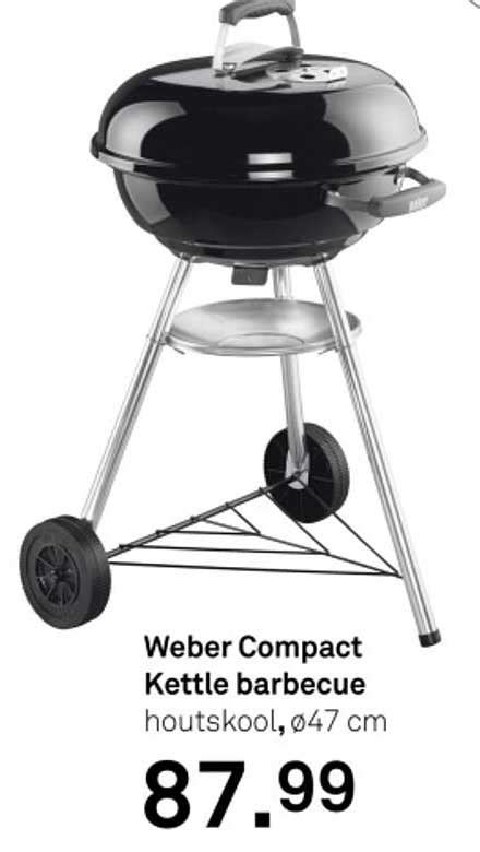 Weber Compact Kettle 47 Cm Aanbieding Bij Gamma Folderfeestnl