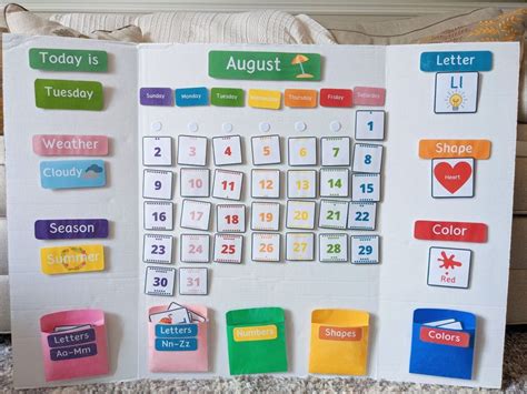 Diy Circle Time Calendar And Focus Board Autumn Romano Circle Time
