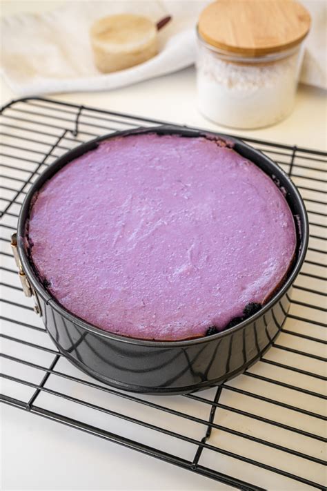 Ube Cheesecake With Oreo Crust One Happy Bite