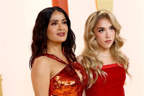 Salma Hayek And Daughter Valentina Paloma Pinault At The 2023 Oscars