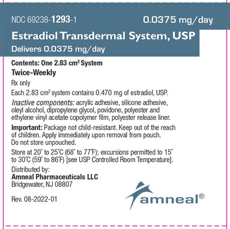 Dailymed Estradiol Patch Extended Release