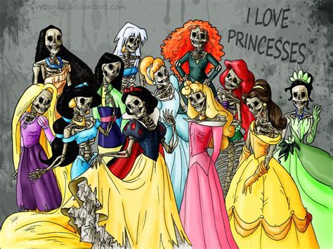 I Love Princesses By Rebenke On Deviantart Disney Princess Zombie