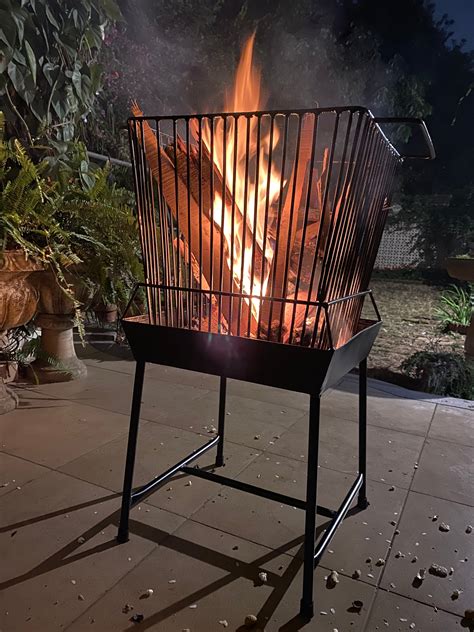 Iron Fire Pit Angithi Rhino Decor India