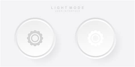 Simple Creative Setting User Interface In Neumorphism Design Simple