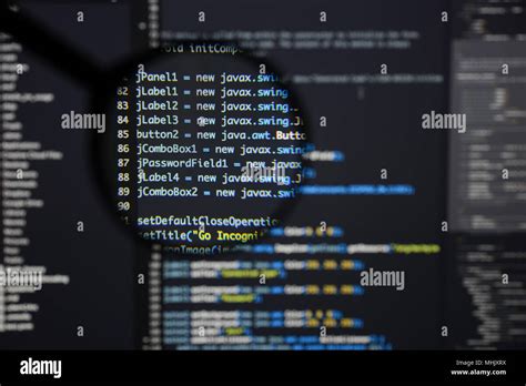Real Java Code Developing Screen Programing Workflow Abstract Algorithm Concept Lines Of Java