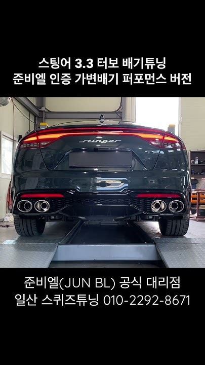 스팅어 33 준비엘 인증 가변배기 퍼포먼스 버전 배기튜닝 스팅어 스팅어마이스터 스팅어준비엘 스팅어인증가변 일산준비엘 일산배기튜닝 스퀴즈튜닝 Youtube