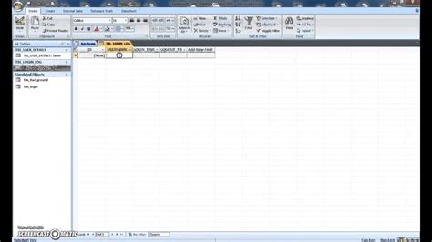 Create Login Form With Advance Design In Microsoft Access 2007 Part 2
