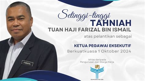 Selamat Bertugas Tuan Haji Farizal Bin Ismail Ypj Holdings Sdn Bhd