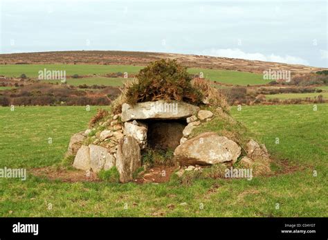 Brane Barrow An Ancient Pagan Burial Chamber Near The Hamlet Of Sancreed In West Cornwall