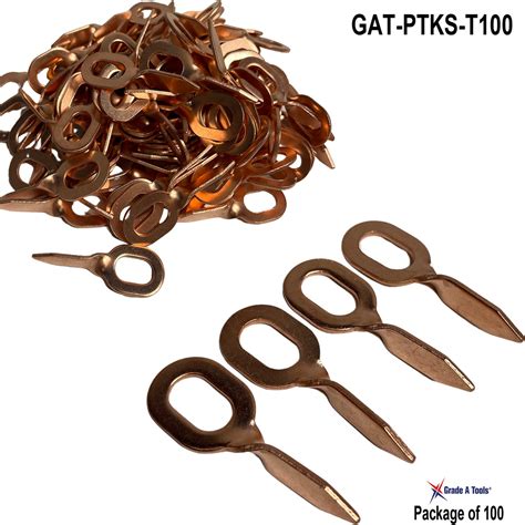 Twisted Dent Pulling Weld Tab Keys 100 Pkg Of Steel Tabs