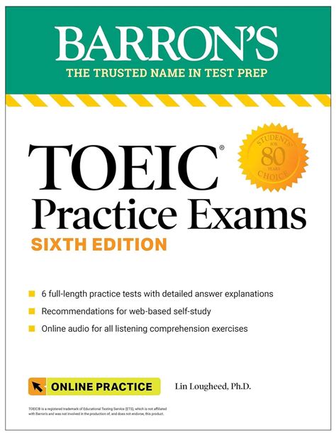 Toeic Practice Exams 6 Practice Tests Online Audio Sixth Edition