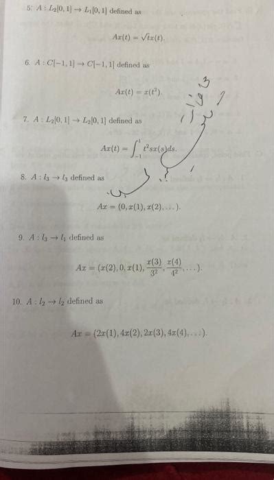 Solved Find The Inverse Operator For The Following Operator