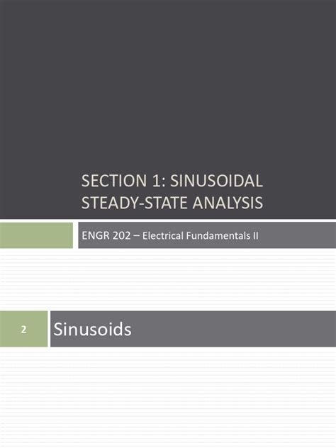 Section 1 Sinusoidal Steady State Analysis Pdf Electrical Impedance Complex Number