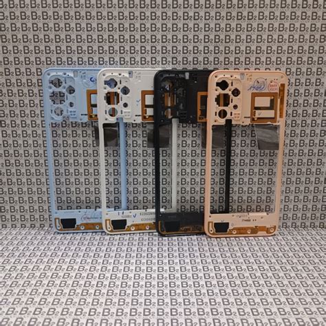 Jual Tulang Tengah Bezel Tutup Mesin Rangka Bezel Samsung Galaxy A G Putih Shopee Indonesia