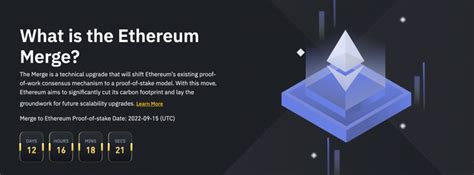 바이낸스 이더리움eth 머지 카운트다운 시작 블루밍비트 뉴스