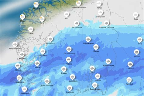 Vær Regn Forbered Deg På Regn Og Snø Hvis Du Liker Sol Ikke Sjekk Yr