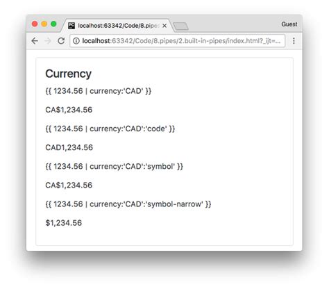 Built In Pipes • Angular