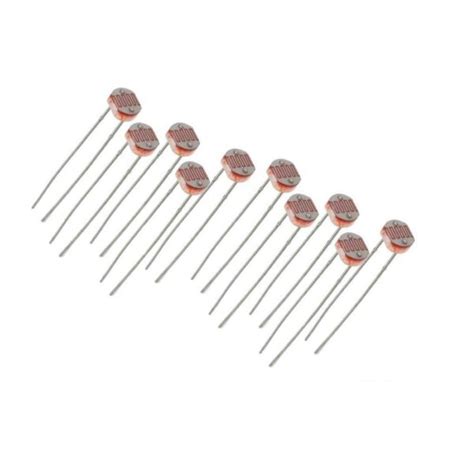 Kit Fotoresistencias Ldr 43mm X Ø 51mm 10u Cebek C 2795 Conectrol Sa Electrónica