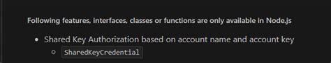 sharedkeycredential is not exported in azure storage blob js · issue