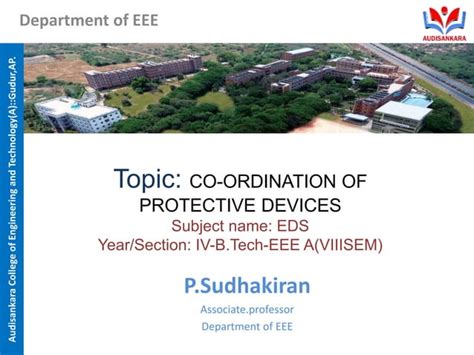 Eds Coordination System Protectives Device Ppt Ppt