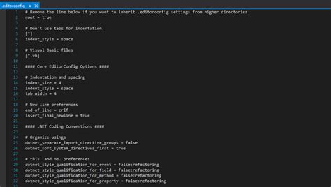 Editorconfig Highlighting · Issue 45173 · Dotnetroslyn · Github