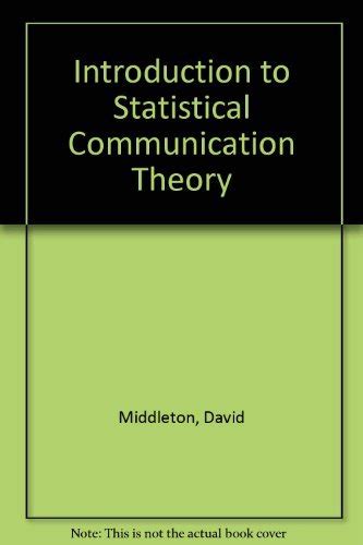 Buy Introduction To Statistical Communication Theory Book Online At Low Prices In India