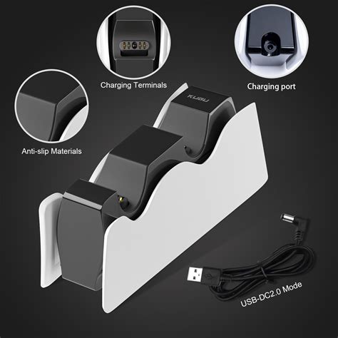 Oem Factory Docking Station For Ps5 Controller Dualsense Charger For Ps5 Controller With Wire