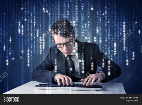 Hacker Decoding Image Photo Free Trial Bigstock