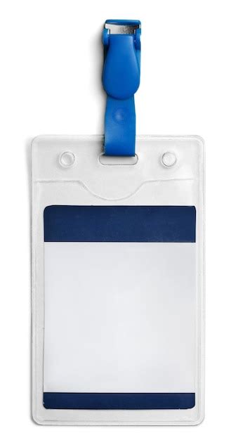 Premium Photo Blank Tag Pass