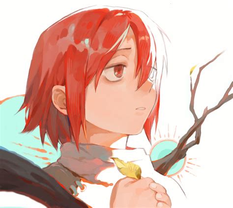 Safebooru 1girl Blending Branch Cropped Shoulders Grey Scarf Hair