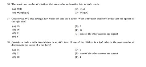 Solved Self Balancing Trees References To Binary Search