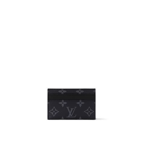 Double Card Holder Monogram Eclipse Men Small Leather Goods Louis