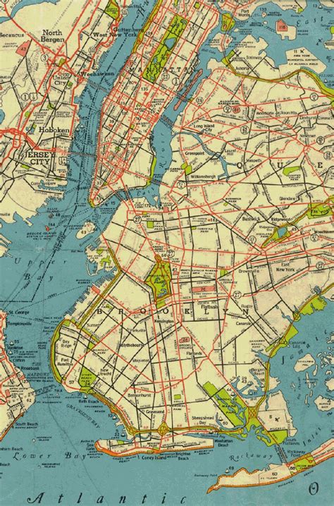 Road Map Of Nyc