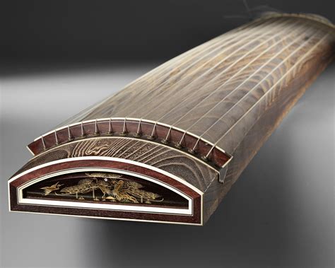 A Japanese Koto Zither Traditional Stringed Instrument