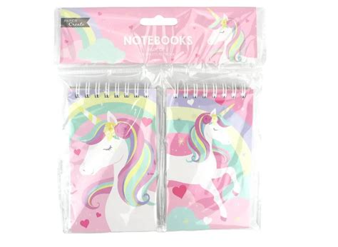 Unicorn Notebooks 2pk Sweet Pea Parties