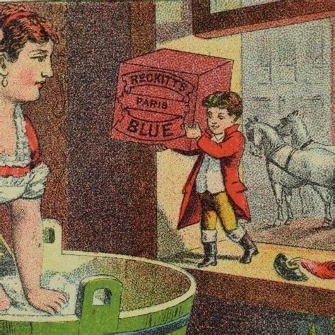 1870s 80s Reckitts Paris Blue Tom Thumb Thomas Leeming And Co Trade