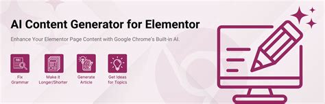 Plugin Ai Content Generator For Elementor —