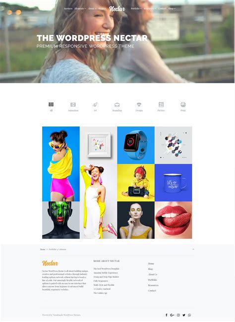 Nectar Multi Purpose Wordpress Theme Multipurposenectar Ad Wordpress Theme Responsive