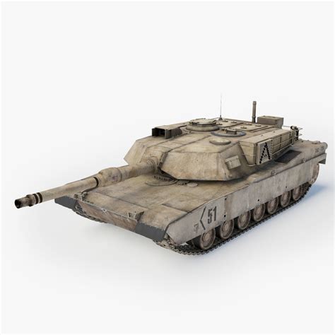 Abrams A1 Main Battle Tank Obj