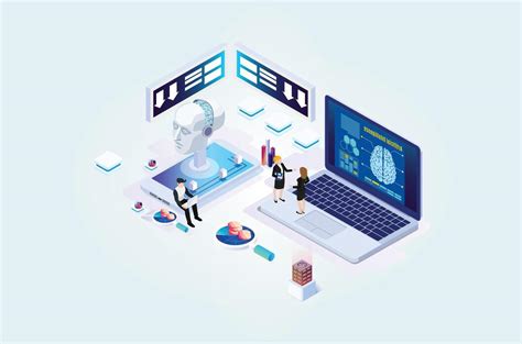 Artificial Intelligence Isometric Vector Art Icons And Graphics For