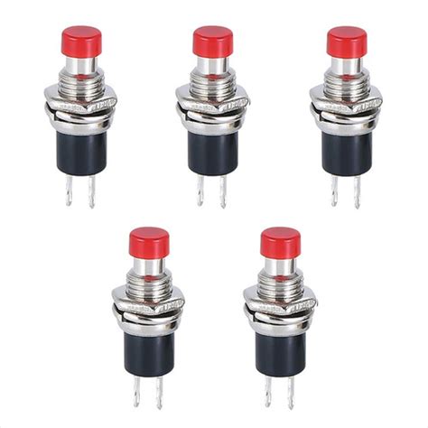 Mini Pulsador Pbs 110 Momentáneo 250v Pack 5u Arduino Pic
