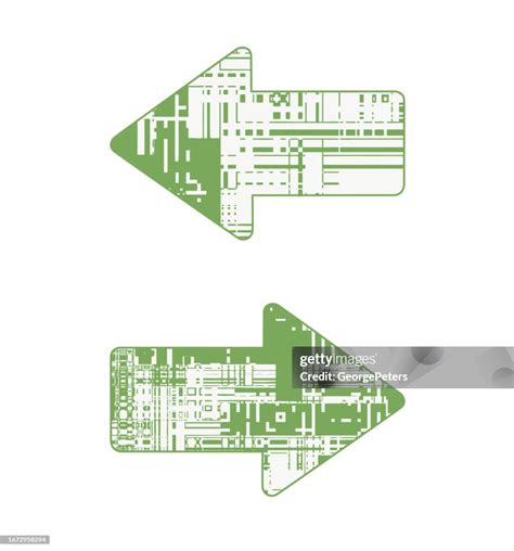 Arrow Symbol With Semiconductor Background High Res Vector Graphic Getty Images