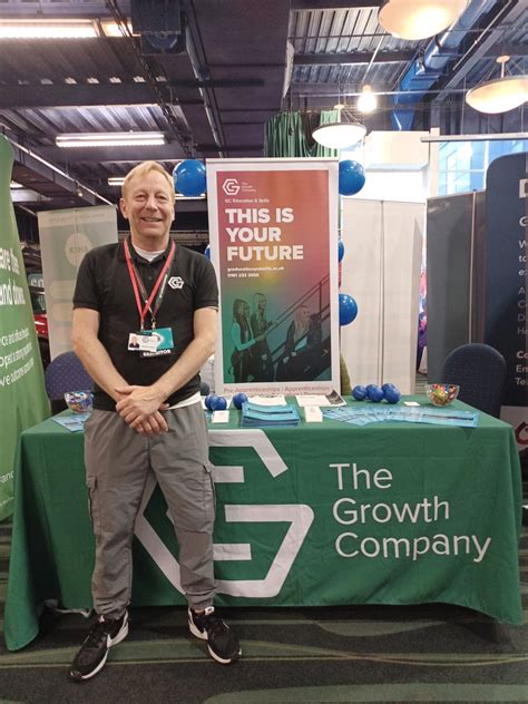 Learn About Apprenticeships At The Growth Company Stand Michael Clewlow Posted On The Topic
