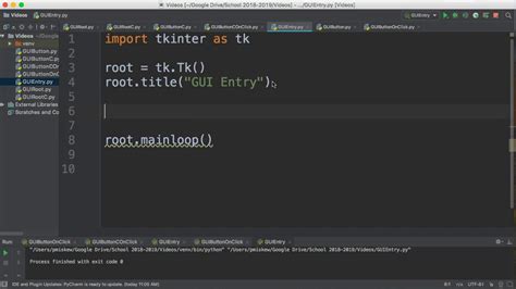 Python 3 Tkinter Gui Entry Youtube