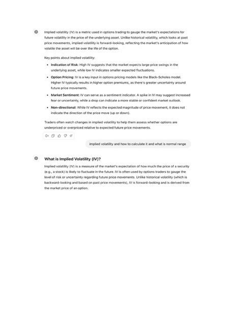 Implied Volatility Pdf