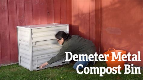 Demeter Metal Compost Bin Youtube