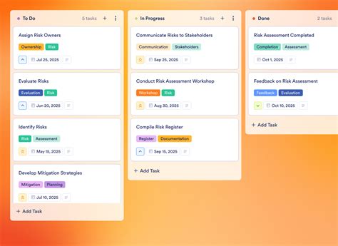 Project Risk Log Template Jotform