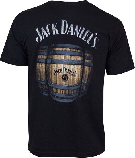 Barrels And Logo Jack Daniels T Shirt