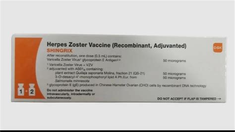 Shingrix Vaccine At ₹ 9000piece Vaccinator In Ulhasnagar Id